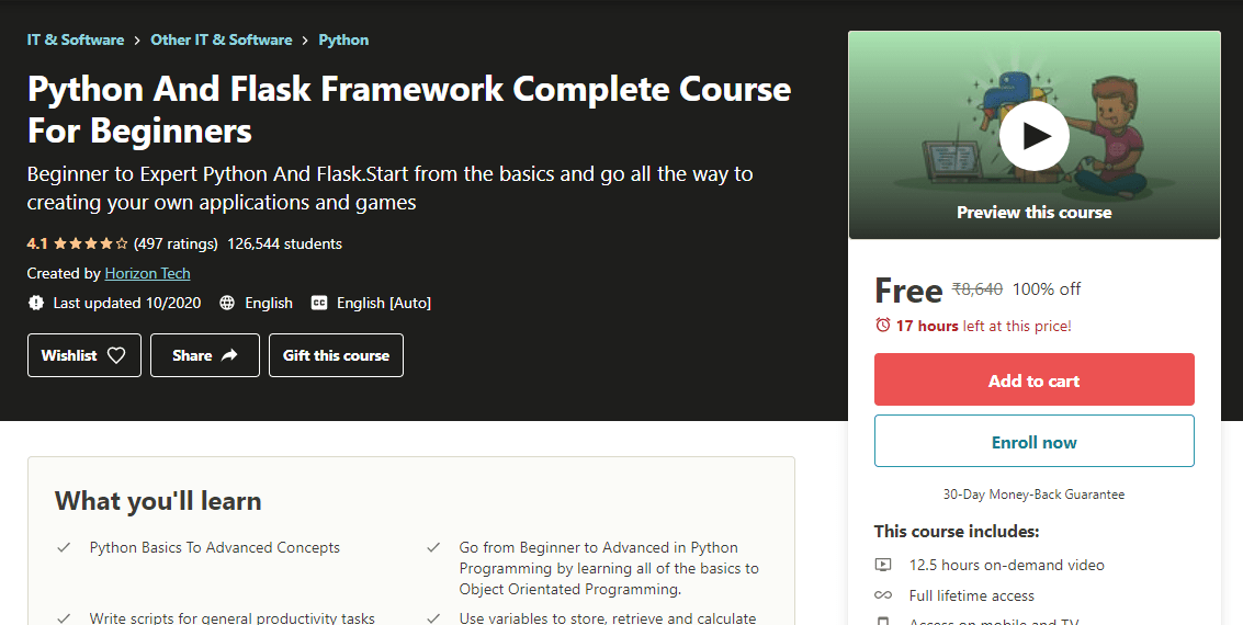 Python And Flask Framework Complete Course For Beginners - Techmosphere